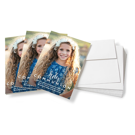 Compare Custom Christening Invitation Card Designs | 2 Photo | Snapfish US