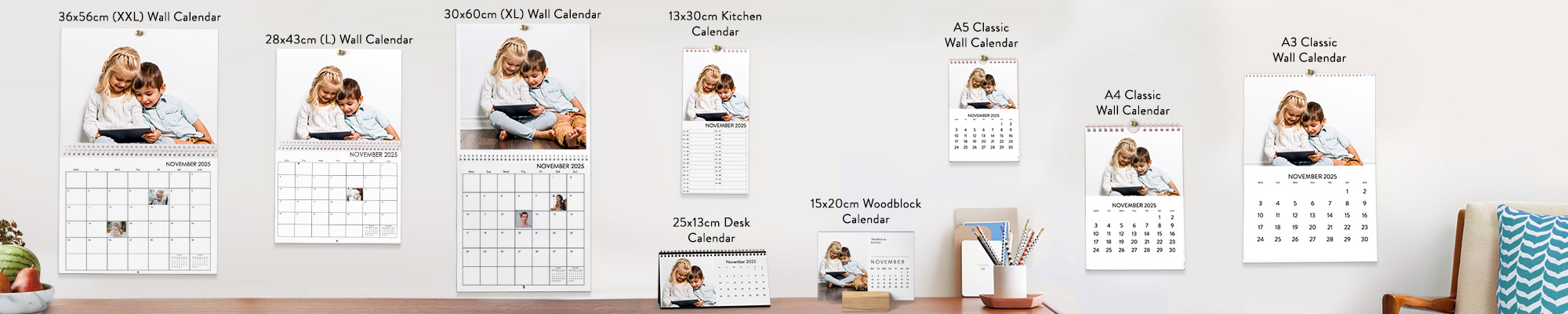 Personalised Calendars 2025 | Photo Calendars
